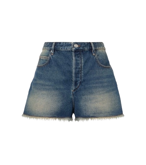 Isabel Marant Étoile Lesia Denim Shorts - Blue