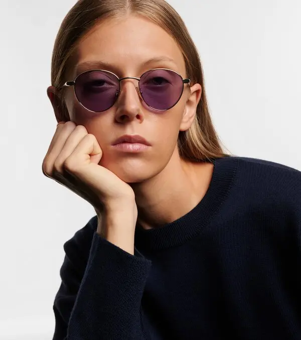 Loewe Round Sunglasses - Gold