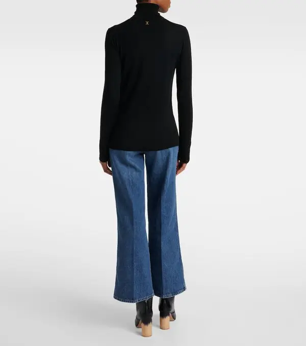 Chloé Cropped Wool Sweater