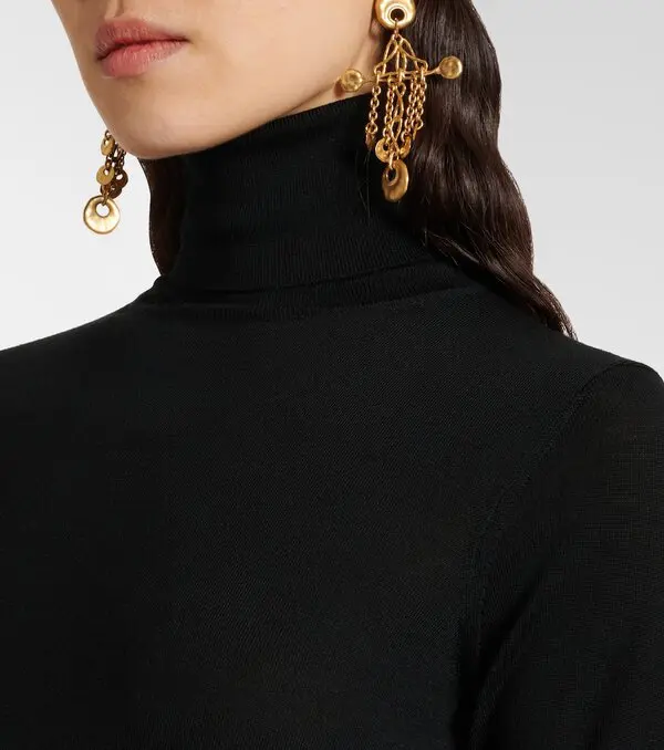 Chloé Cropped Wool Sweater