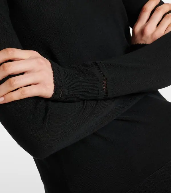 Chloé Cropped Wool Sweater