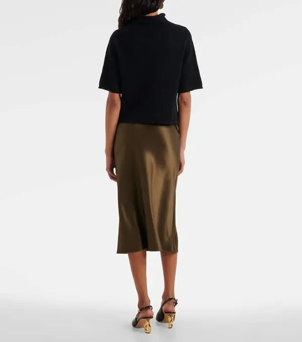 LISA YANG Fride Ribbed-knit Cashmere Top - Black