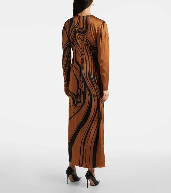 La DoubleJ Clingy Swing Maxi Dress - Multicoloured