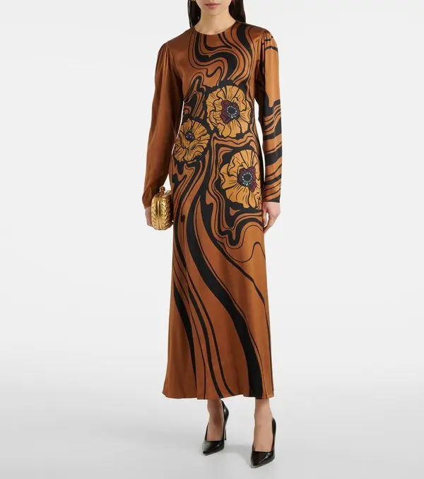 La DoubleJ Clingy Swing Maxi Dress - Multicoloured
