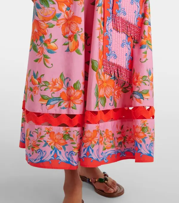farm rio sicily printed midi dress Farm Rio Sicily Printed Midi Dress