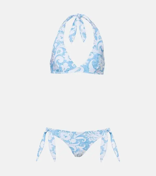 Etro Printed Bikini - Blue