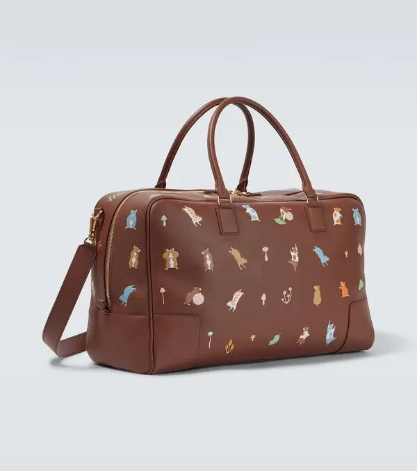 Loewe X Suna Fujita Amazona 44 Hamster Duffel Bag - Brown