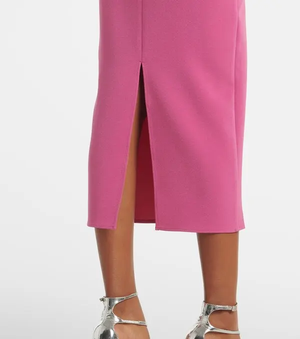 Alex Perry Strapless Midi Dress