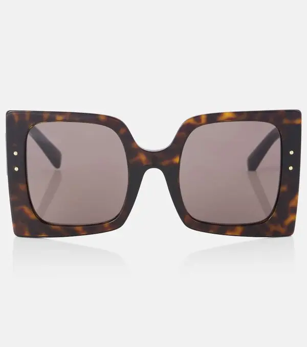Dolce & Gabbana Dg Oversized Square Sunglasses - Brown