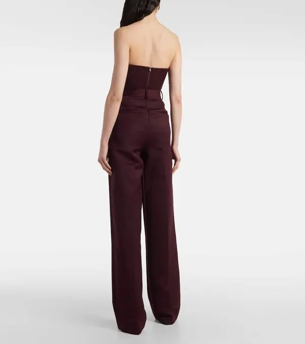 Alex Perry High-rise Wide-leg Pants