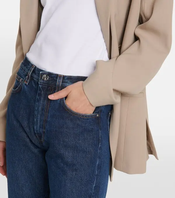 TOTEME Twisted Seam Mid-rise Jeans