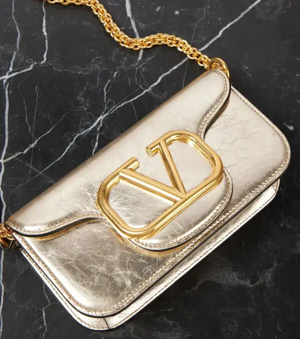 Valentino Garavani Loco Small Leather Shoulder Bag
