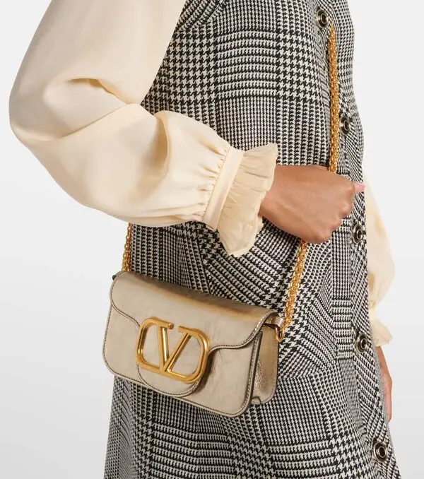Valentino Garavani Loco Small Leather Shoulder Bag
