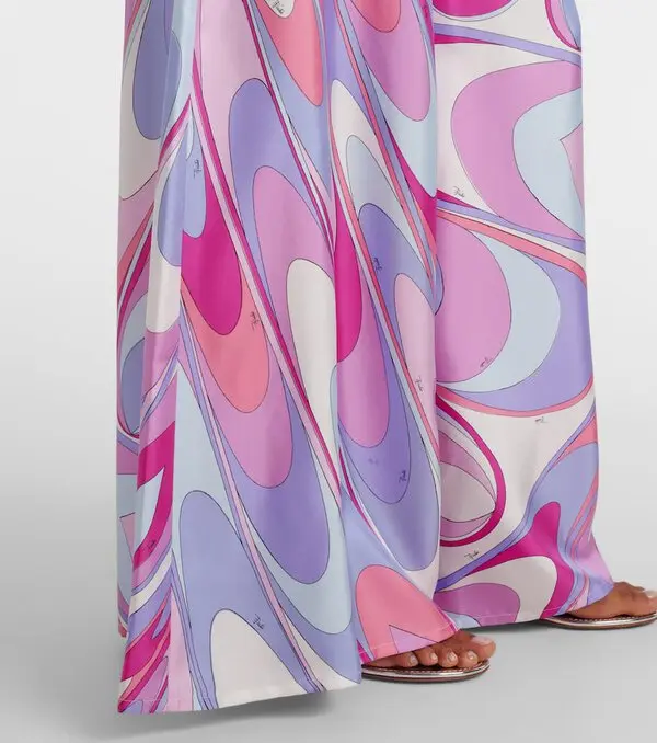 Emilio Pucci Iride Wide-leg Pants
