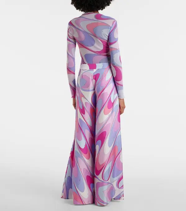 Emilio Pucci Iride Wide-leg Pants