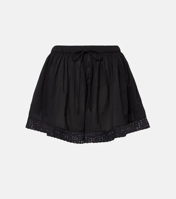 Ulla Johnson Isla Cotton Shorts