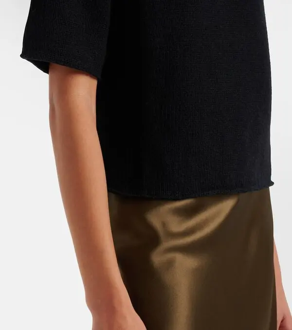 LISA YANG Fride Ribbed-knit Cashmere Top