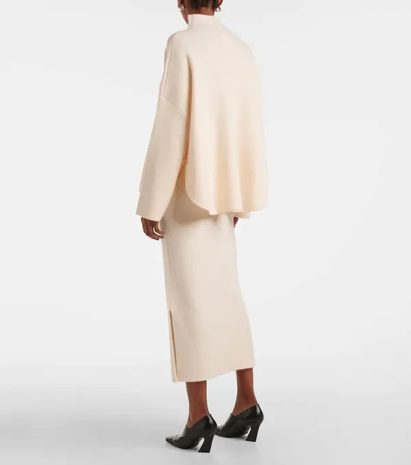 Jardin Des Orangers Wool And Cashmere High Neck Sweater