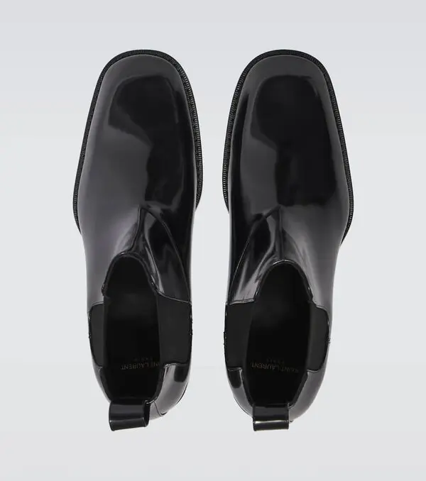 Saint Laurent Vadim Leather Chelsea Boots