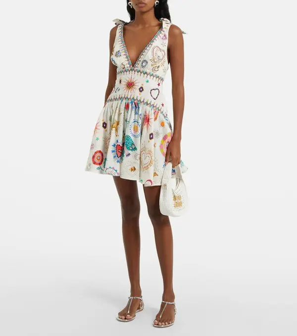 Camilla Embroidered Minidress