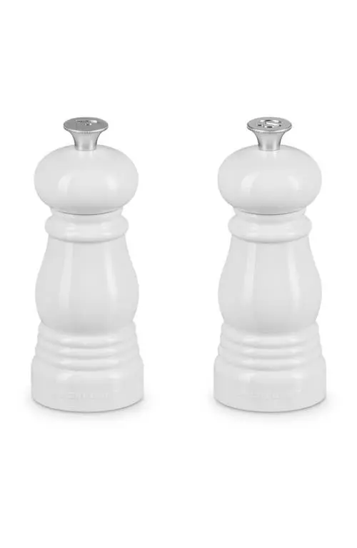 LE CREUSET Classic Petite Salt & Pepper Mill Set - White