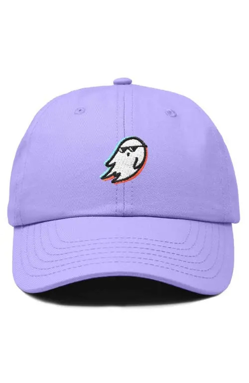 DALIX Ghost Life Embroidered Cap - Lavender