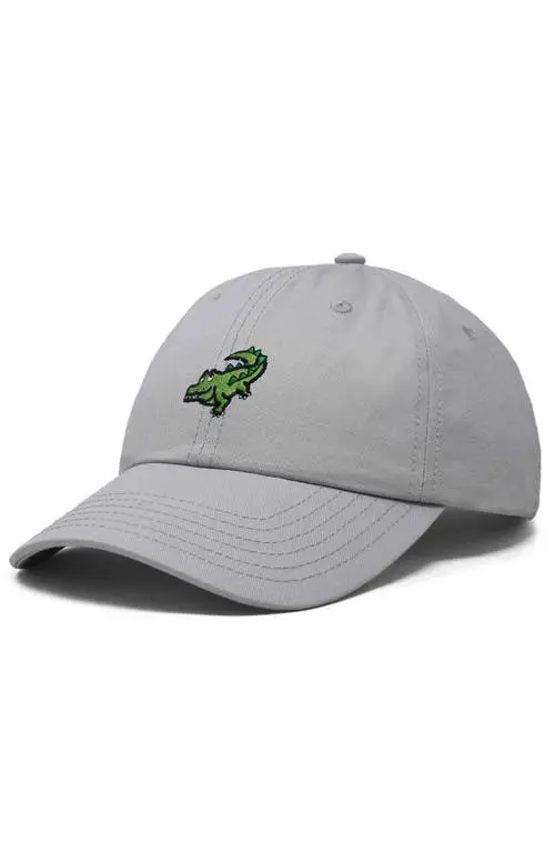 DALIX Alligator Embroidered Cap - Gray