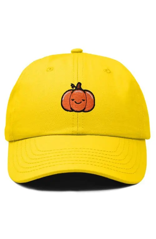 DALIX Baby Pumpkin Embroidered Cap - Gold