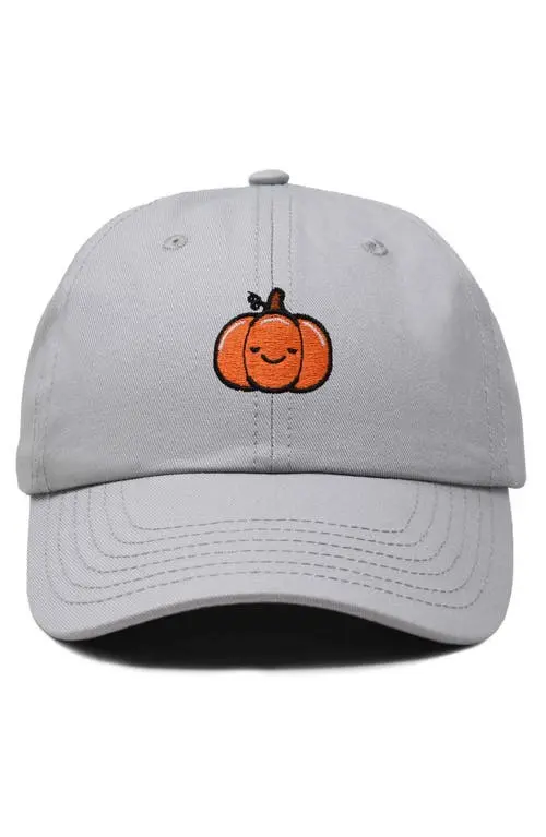 DALIX Baby Pumpkin Embroidered Cap - Gray