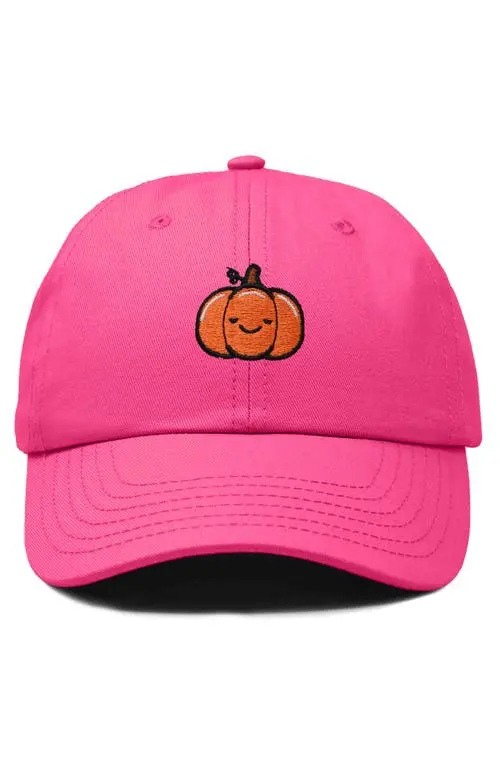 DALIX Baby Pumpkin Embroidered Cap - Hot Pink
