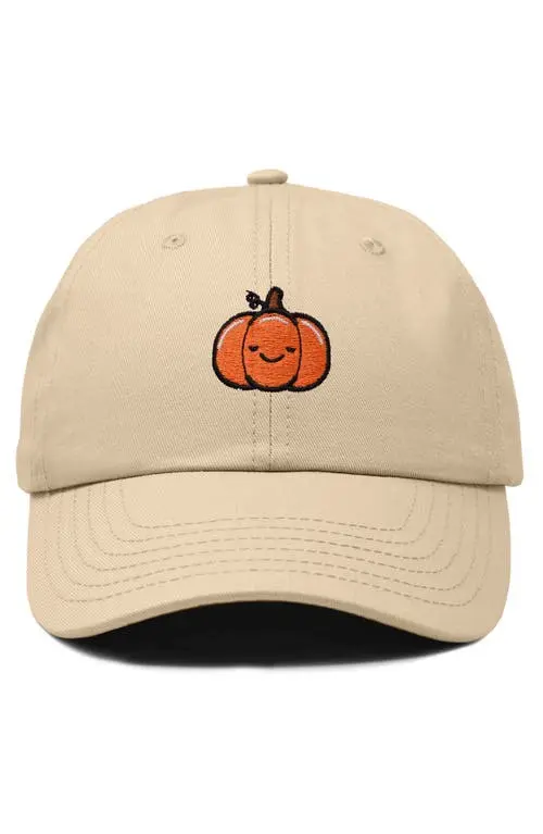 DALIX Baby Pumpkin Embroidered Cap - Khaki