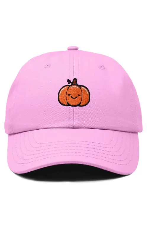 DALIX Baby Pumpkin Embroidered Cap - Light Pink