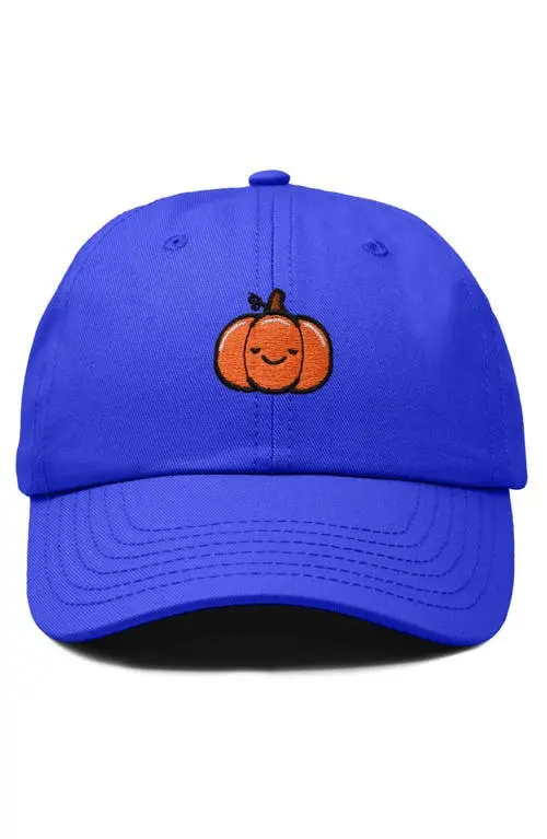 DALIX Baby Pumpkin Embroidered Cap - Royal Blue