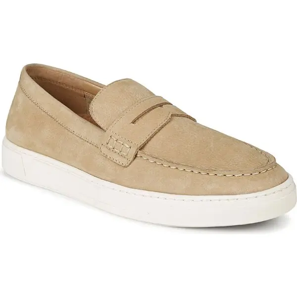 Vionic Thompson Loafer - Sand Nbck Leather