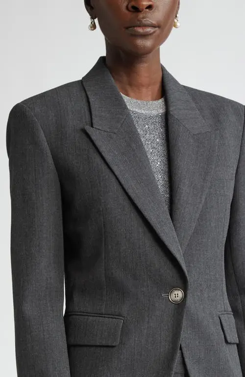 St. John Pinstripe Luxe Suiting Jacket