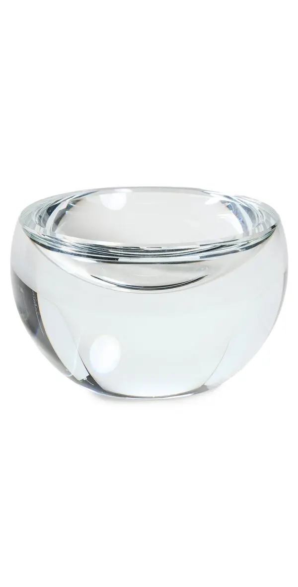 TIZO DESIGN Crystal Glass Sphere Bowl - Clear