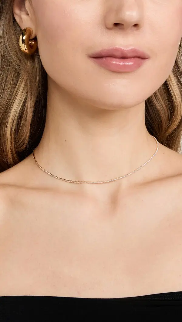 Shashi Micro Teeny Tiny Tennis Necklace