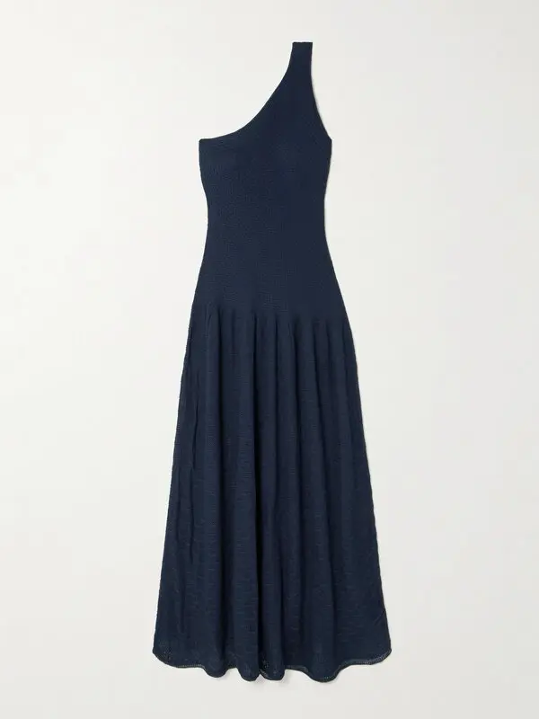 Escvdo Cayo One-shoulder Cotton Maxi Dress