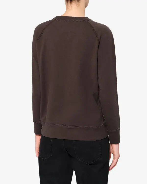 ETOILE Cotton Sweatshirt With Logo - Black