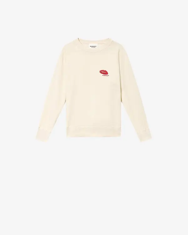 MARANT ETOILE Millyny Cotton Sweatshirt - Ecru
