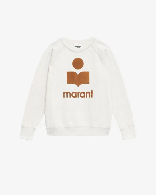 MARANT ETOILE Millyny Sweatshirt - Ecru/camel