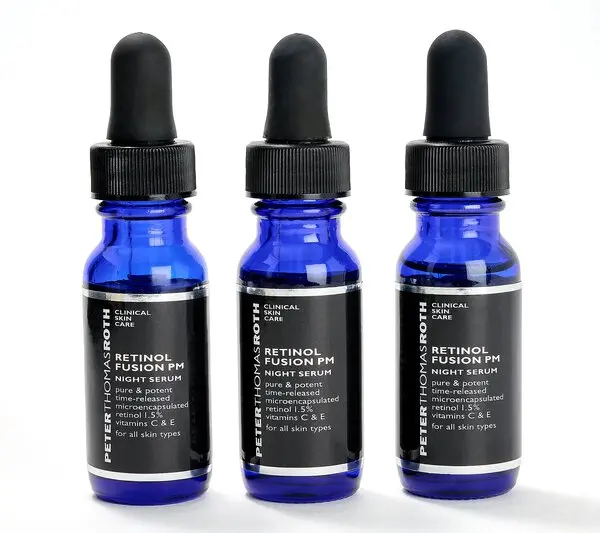 PETER THOMAS ROTH Retinol Fusion Pm Serum 0.4oz 3-pc Set - One-color