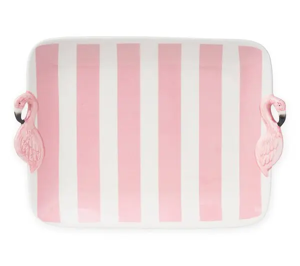 GODINGER Jill Zarin Flamingo Serving Tray - One-color