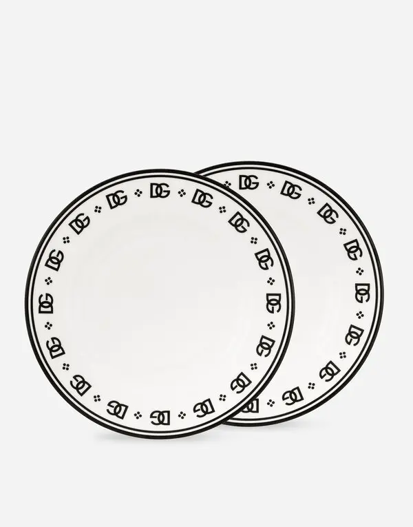 Dolce & Gabbana Set 2 Piatti Fondo - Multicolor