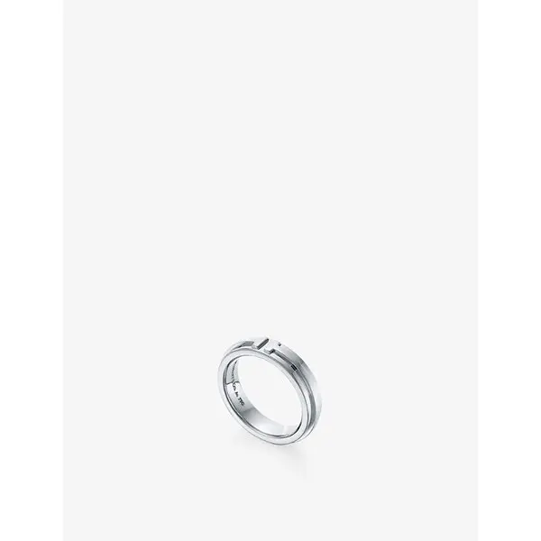 Tiffany & Co. T Narrow 18ct White-gold Ring