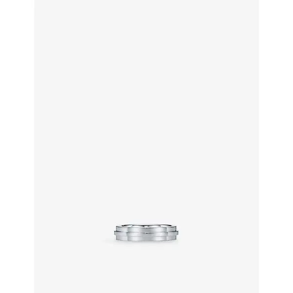 Tiffany & Co. T Narrow 18ct White-gold Ring