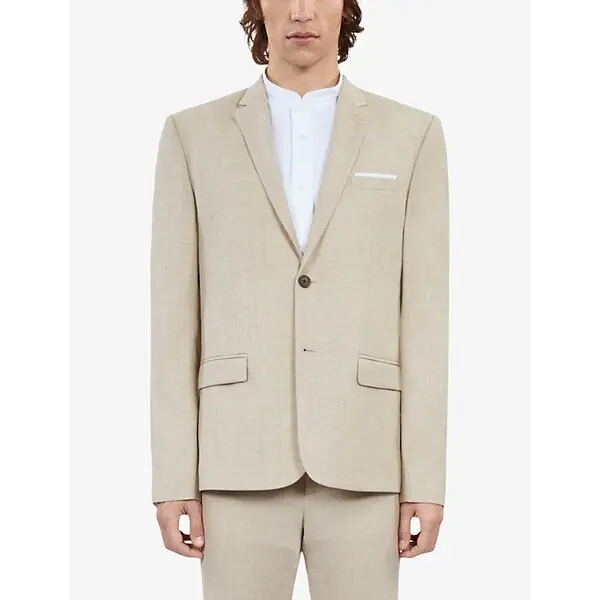 The Kooples Single-breasted Notch-lapel Wool Blazer