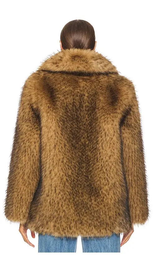 L'academie Gamine Faux Fur Jacket