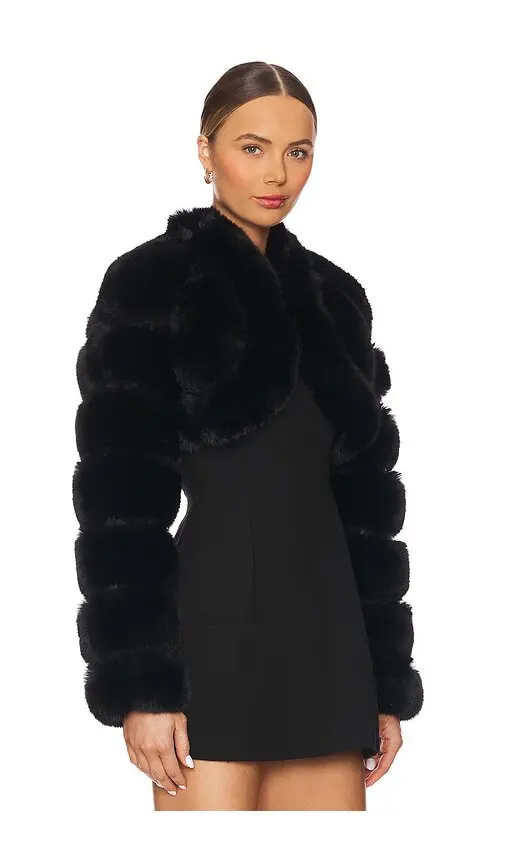 Adrienne Landau X Revolve Faux Fur Short Jacket