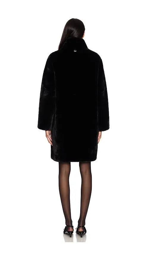 Apparis Blair Mid Length Coat - Black